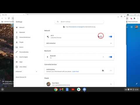 Chromebook - Wifi Issues, Delete known networks.