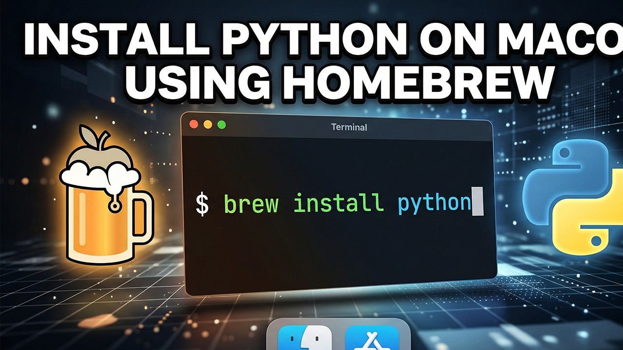 How to Install Python on macOS using Homebrew