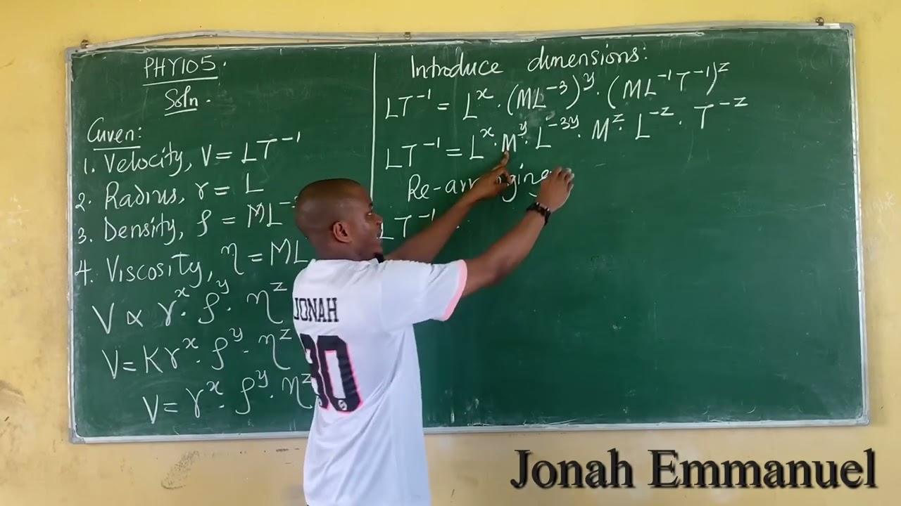 Dimensional Analysis 2