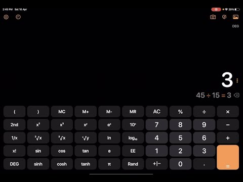 Best free calculator on iPad.