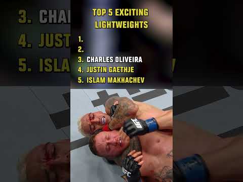 TOP 5 ENTERTAINING LIGHTWEIGHTS 🚨 #ufc