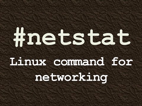 Netstat : Linux command for networking/How to use Linux netstat command