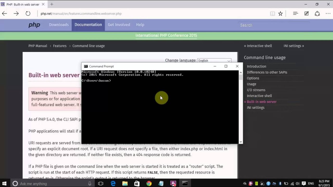 Setup A Development Environment for CodeIgniter Framework