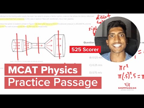 MCAT Physics Passage Walkthrough w/ a 99th Percentile Scorer from Harvard