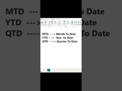 what is MTD YTD. QTD. Power bi #interview#power #shorts #dashboard #project #dax #dataanaly #data