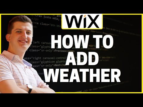 How To Add Weather In Wix