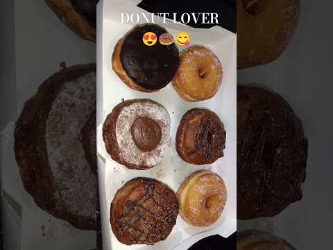 DONUT LOVER!😍🍩😋#jalalsons #donuts #donutlover #yummy #delicious #bakery #theallinonechannel #shorts