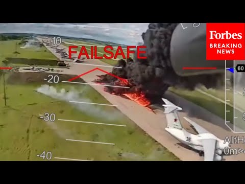JUST IN: New Footage From Ukraine's Major Drone Attack On Russian Air Bases - Operation Spider's Web