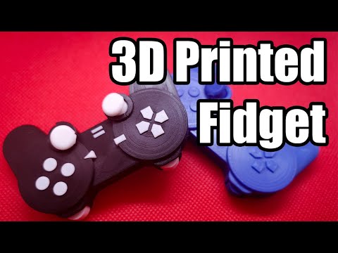 PlayStation Controller Inspired Fidget Toy by LoreInLayers - Thingiverse