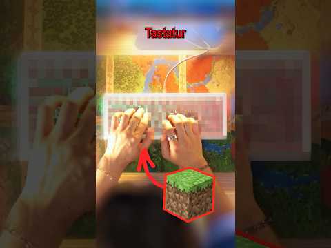 GAMING KEYBOARD FROM MINECRAFT?🤯🤔