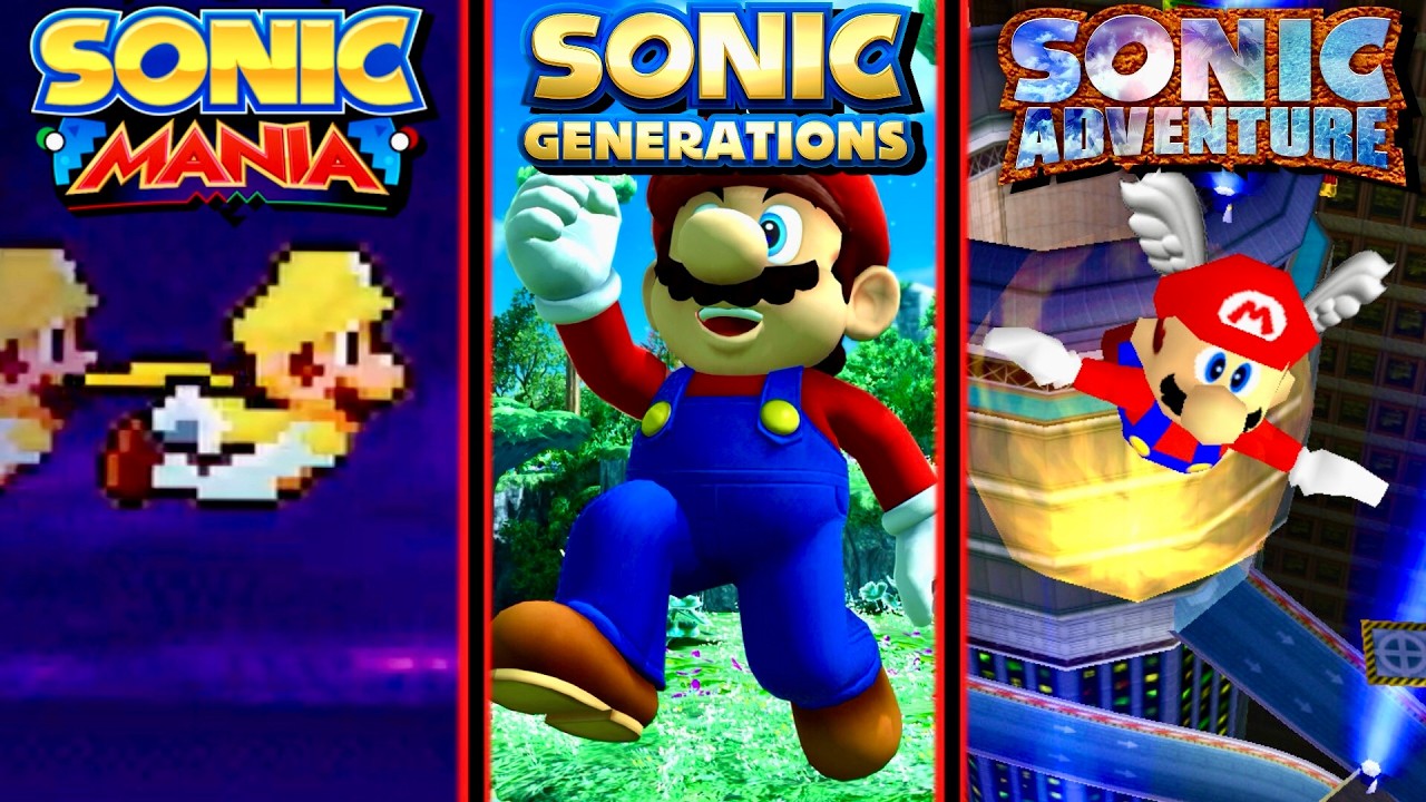 How To Play Mario In EVERY Sonic Game!