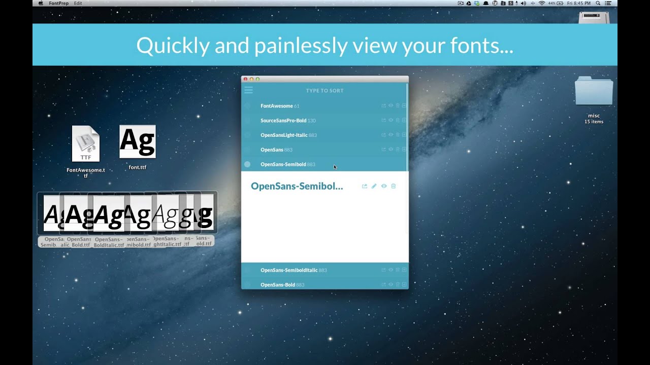 FontPrep v2 - Starting FontPrep and Importing Fonts