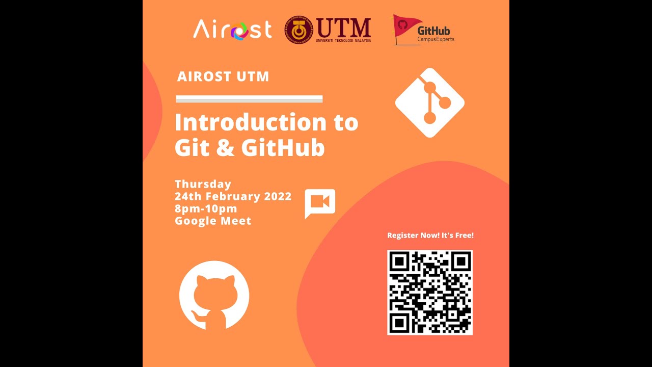 [Airost X GitHub Campus Expert UTM ]Introduction to Git & GitHub : Part 1