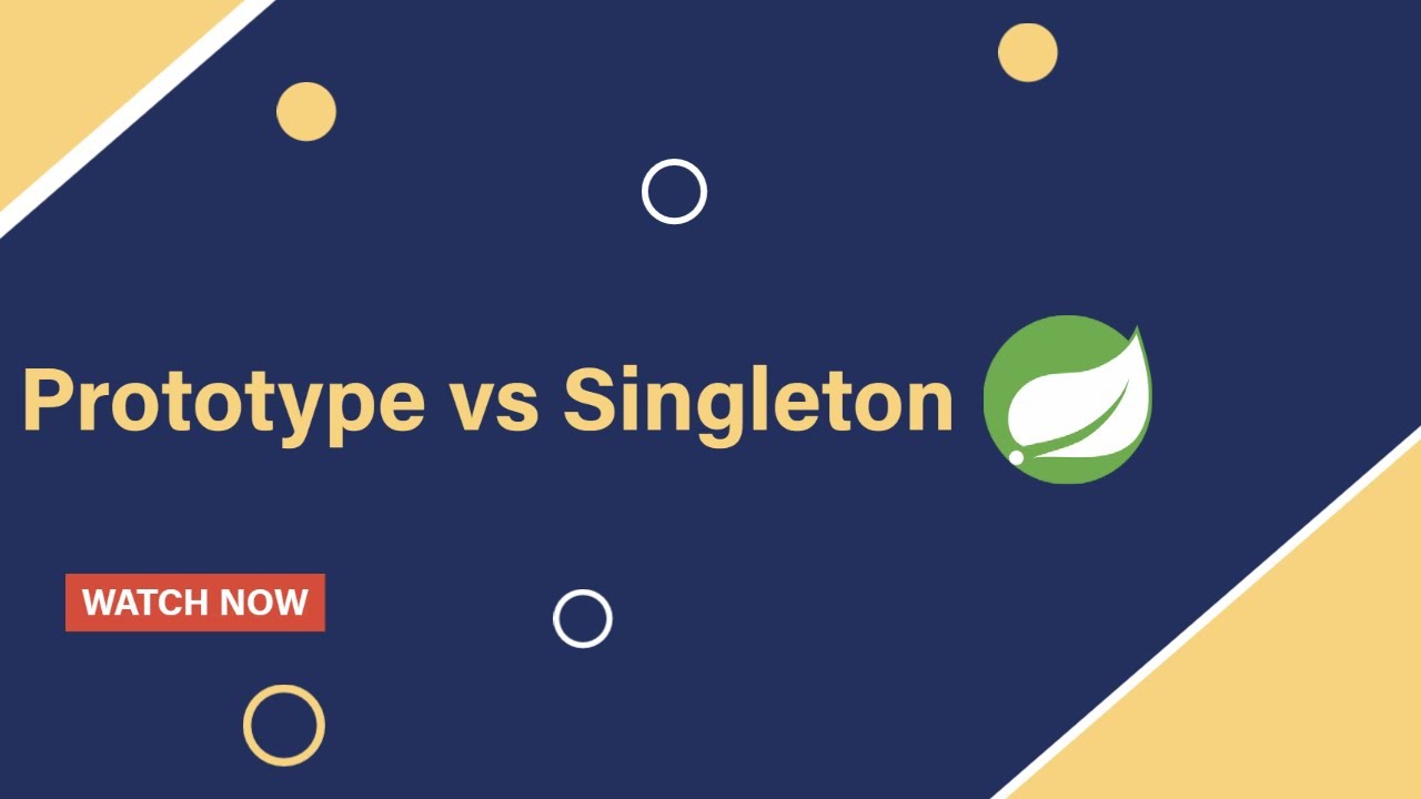 Spring Scopes: Singleton vs Prototype Beans | Part-8