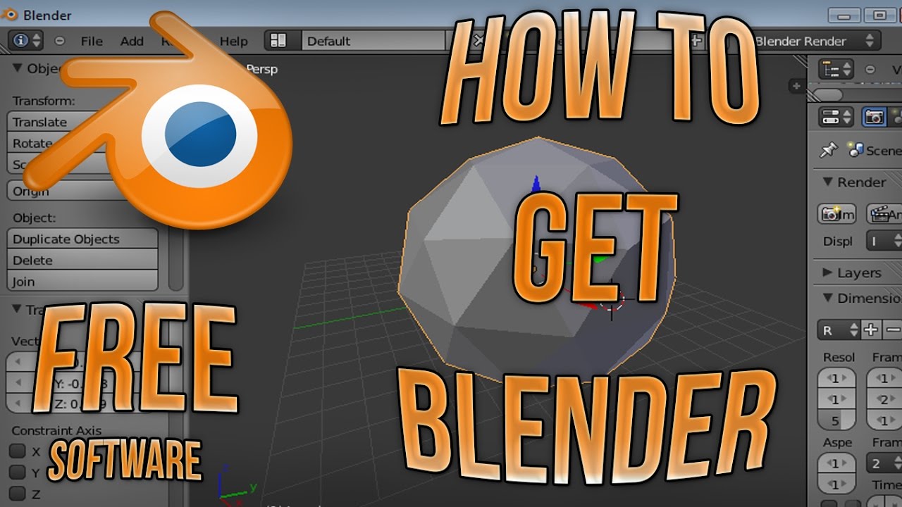 How to get Blender for free (animation software)