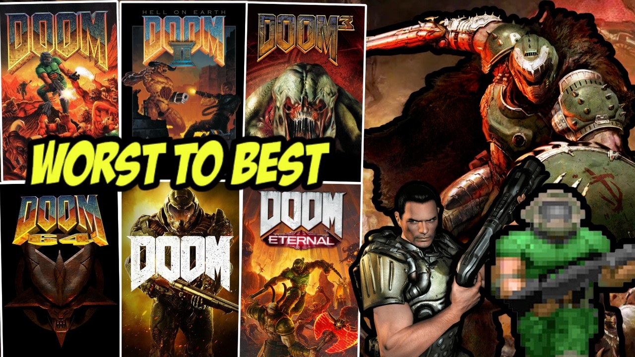 Ranking All The DOOM Games WORST TO BEST (Top 8 Games Including Dark Ages)