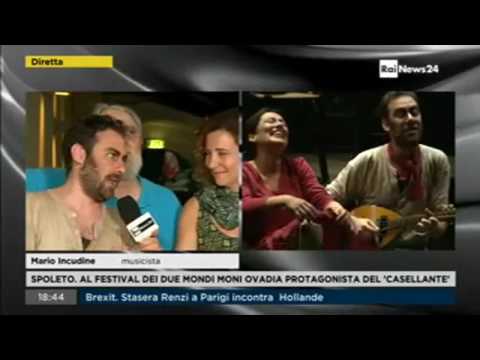 RAI NEWS 24 ore 19 00 del 25:6:2016 Il Casellante, diretta con Moni Ovadia