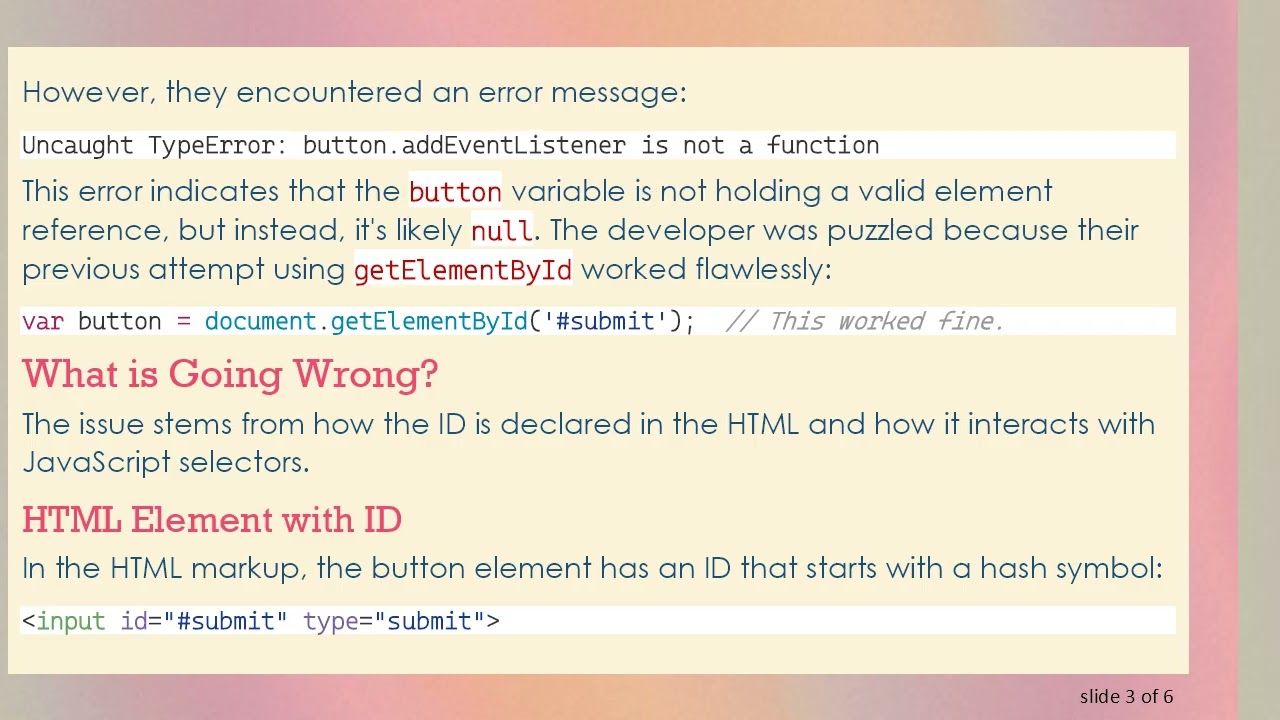 Understanding How to Correctly Use querySelector to Select Elements in JavaScript