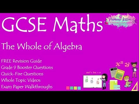 The whole of Algebra in only 48 minutes!! GCSE Maths Revision for Edexcel, AQA, OCR Eduqas and WJEC