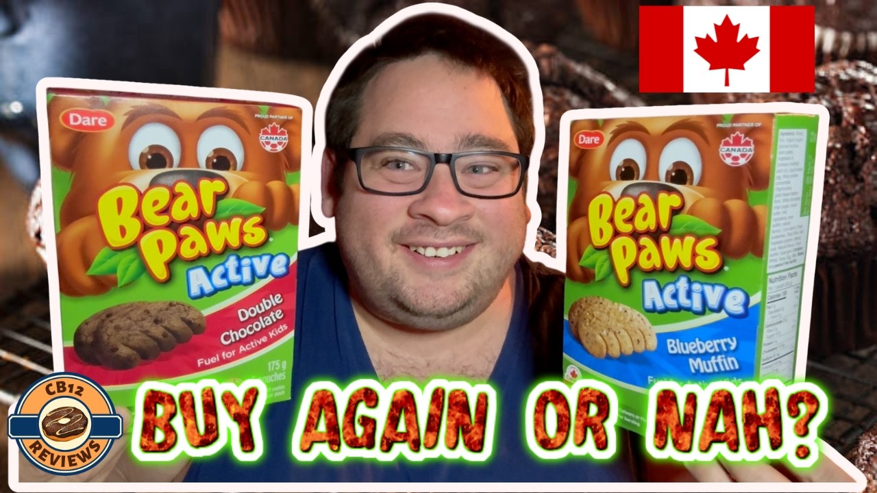NEW Bear Paws Active 🍪 Double Chocolate & Blueberry Muffin 🇨🇦 Honest Review + “Would I Buy It Again?