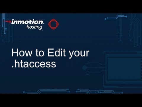 Learn How to Use the .htaccess File – InMotion Hosting Support Center