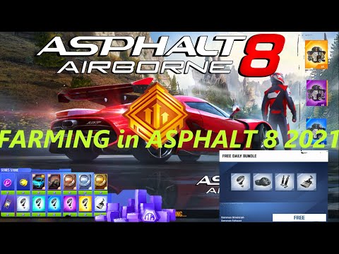 Asphalt 8: How to farm Wild Cards, Fusion Coins, Tokens, Credits, Car Parts & Boosters👌