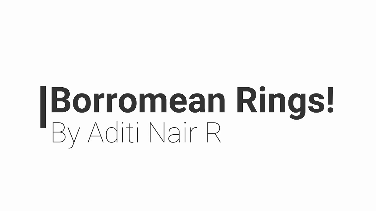 How to Make Borromean Rings Quick and Simple.