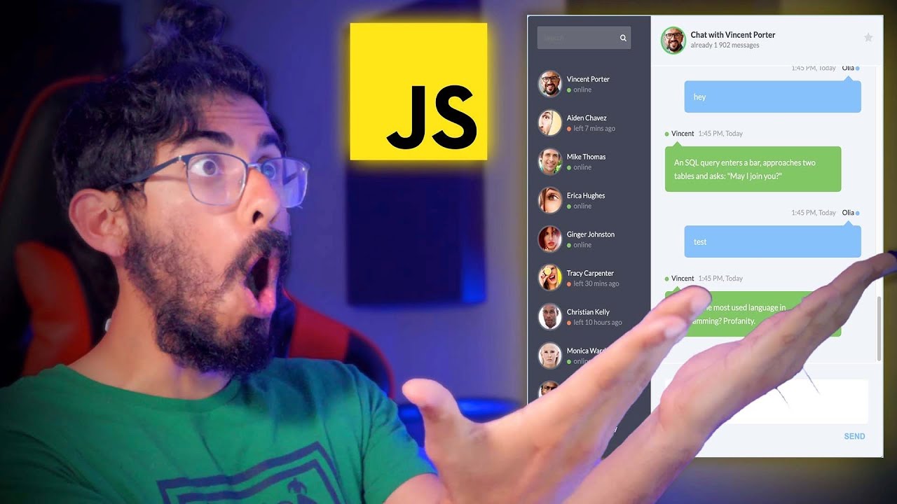 Fullstack dev reacts to epic javascript codepens