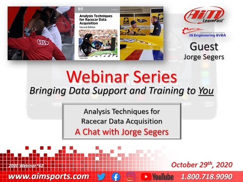 1-62 Analysis Techniques for Racecar Data Acquisition - A Chat With Jorge Segers - 10/29/2020
