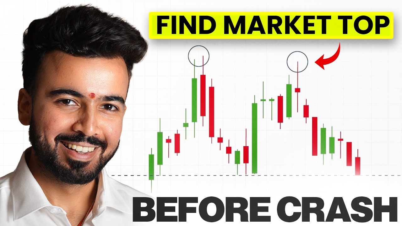 Market Top Before Crash 😱 Full Strategy with Real Example! 🔥 | Harsh Bhagat