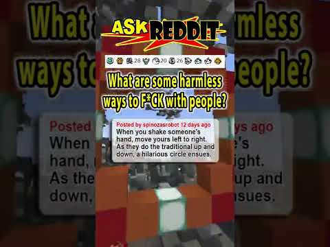 What are some harmless ways to F with people? #askreddit #shorts