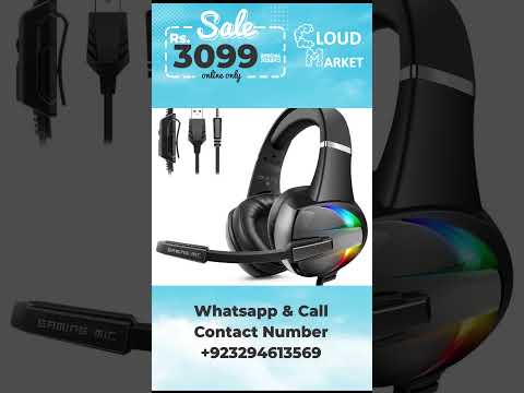 Gaming headset 50mm Drivers 7 1 Stereo Surround Sound Noise Canceling Mic 3 5mm Audio Jack & Seven c