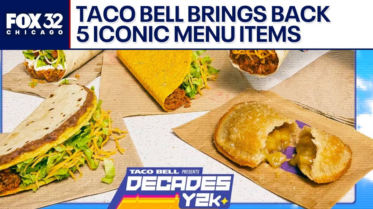 Taco Bell’s Y2K menu is back — we try the Double Decker Taco! | ChicagoNOW