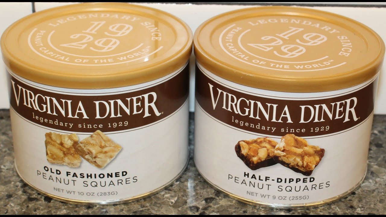 Virginia Diner: Old Fashioned Peanut Squares & Half-Dipped Peanut Squares Review