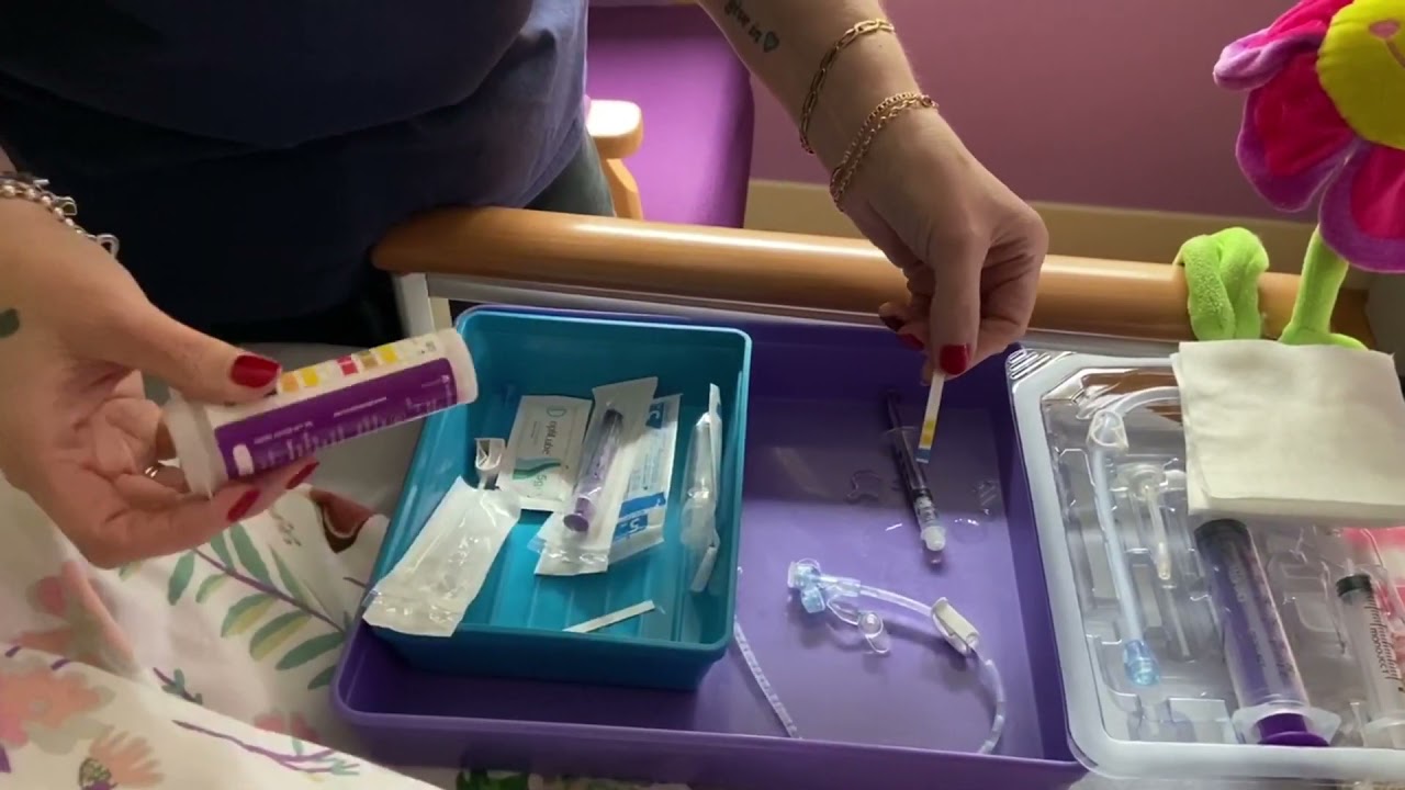 Gastrostomy Care: Preparing to change a button