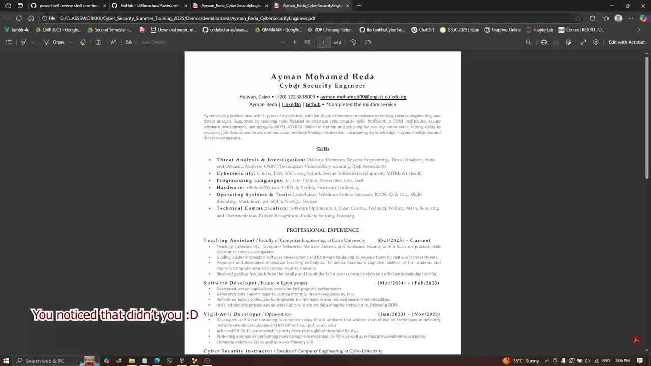 Reverse TCP Shell using an evil PDF
