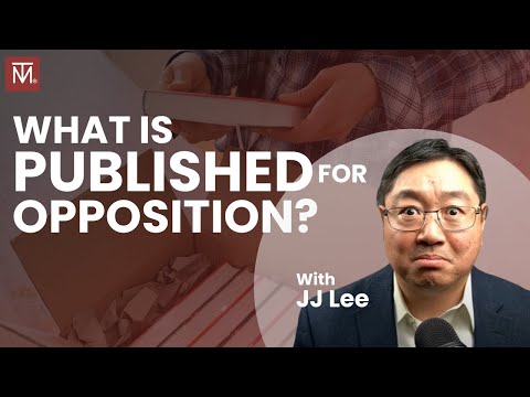 What is Publication for Opposition?