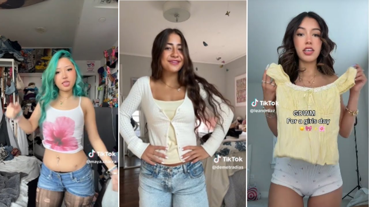 GDWM!౨ৎ ⋆｡˚ | get dressed with me tiktok compilation