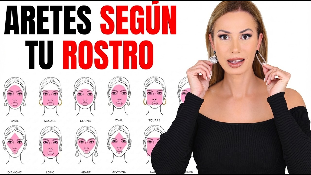 Aretes Según Tu Rostro y Peinados que los Complemetan