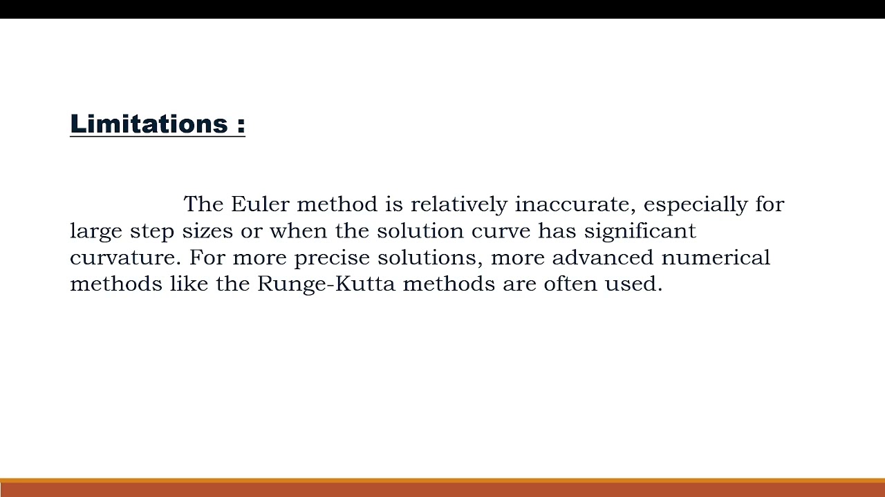 Euler Method explained with python code(first oder ODEs)