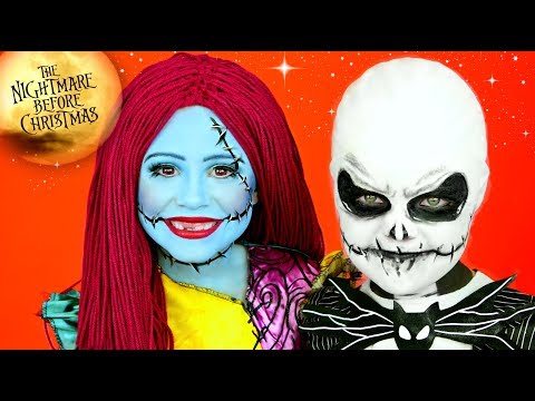 Nightmare Before Christmas Jack and Sally Makeup and Costumes