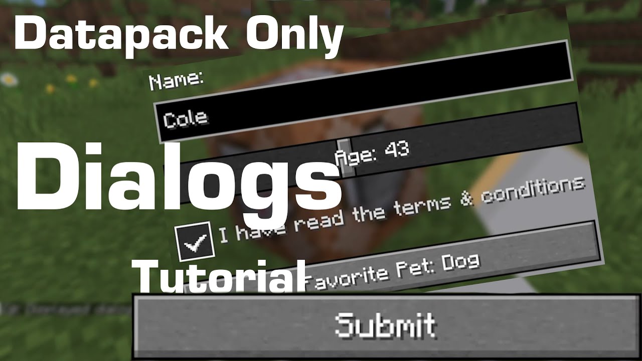 DIALOGS in Minecraft - 1.21.6+ Datapack Tutorial