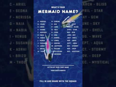 Mermaid name