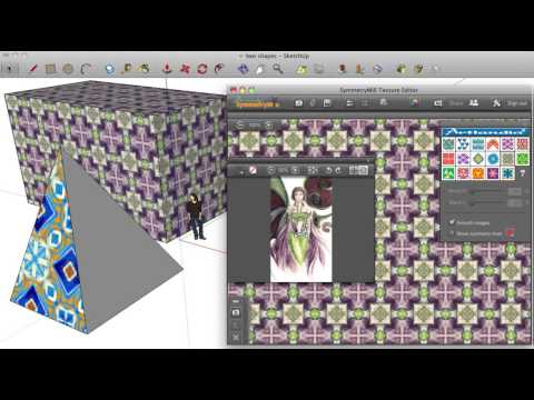 SymmetryMill for SketchUp: Interactive Texture Editor