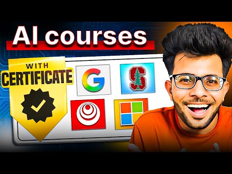 TOP 10 AI COURSES For Beginners (w/ Certificates) in 2025 ✅🔥