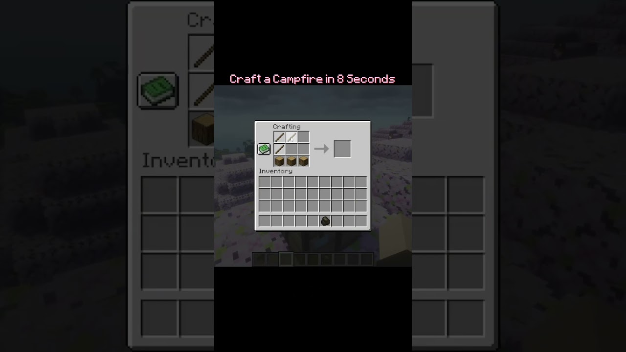 How to Craft a Campfire in Minecraft (Quick & Easy Recipe!)