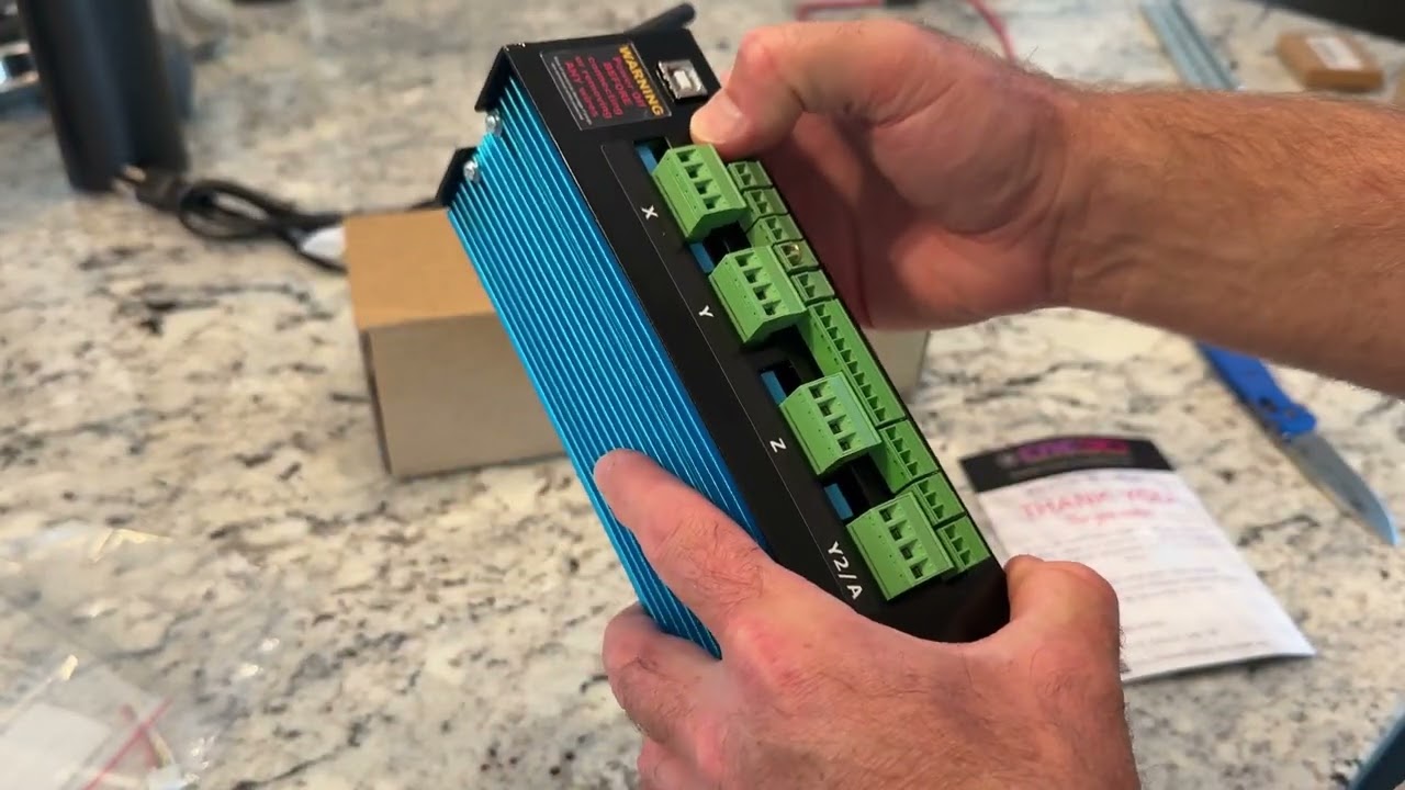Nighthawk CNC controller unboxing