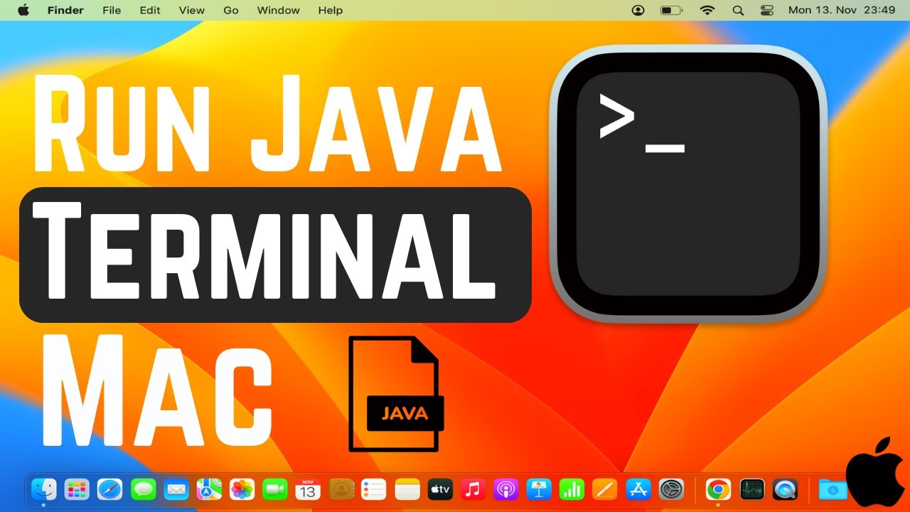 How to Run Java Program in Terminal in Mac / MacOS