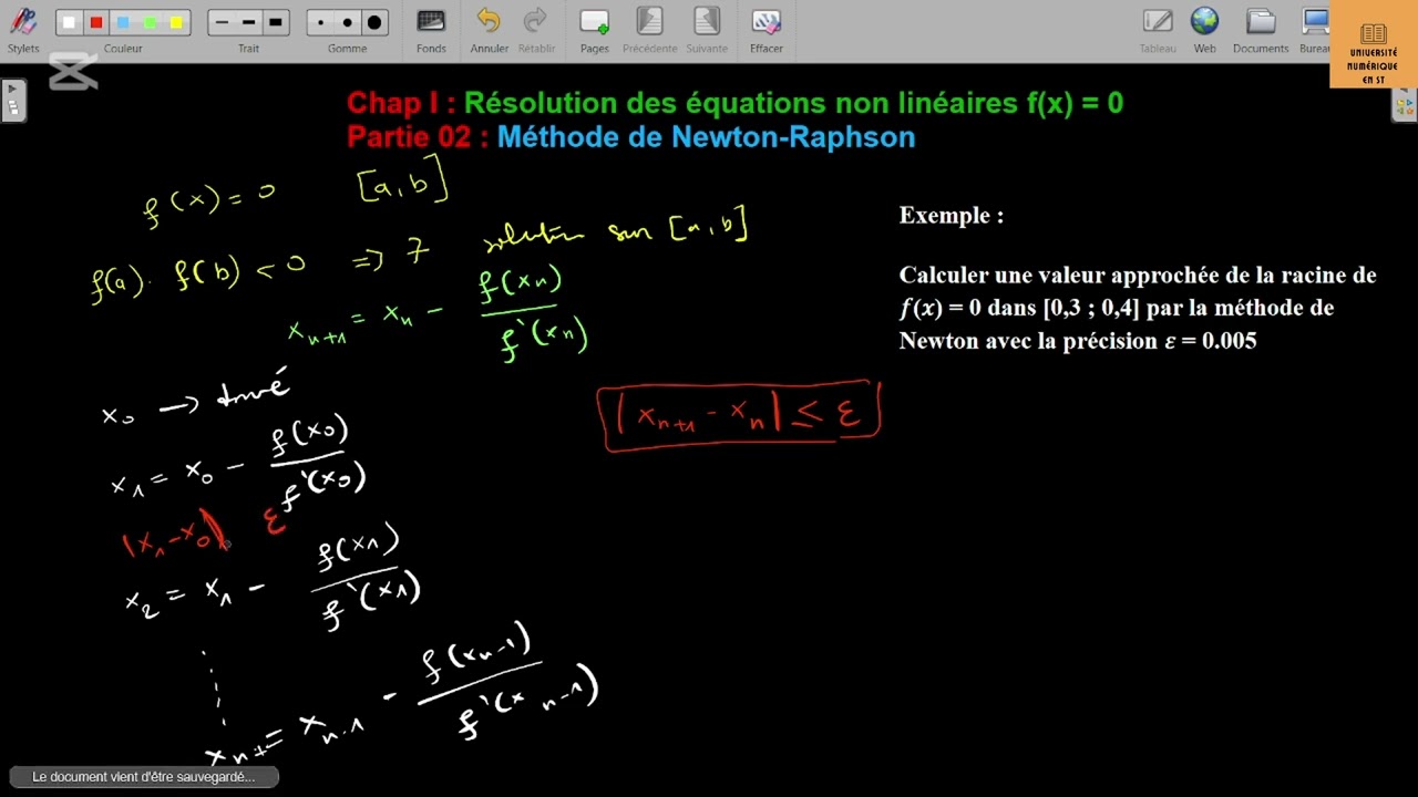 I.3. Newton-Raphson method (course)