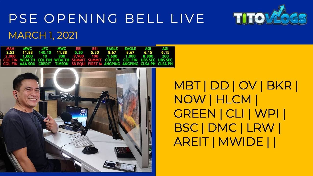 PSE OPENING BELL  LIVE | MARCH 1 2021
